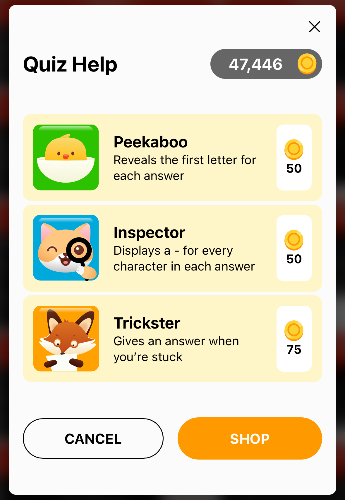 What Are Quiz Helpers? – Sporcle Support